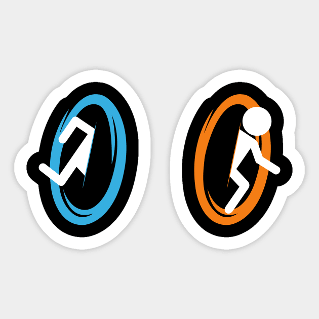 The Portal - Simple - Sticker | TeePublic