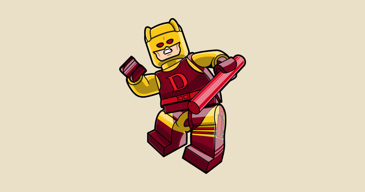 Minifig Without Fear - Devil - T-Shirt | TeePublic