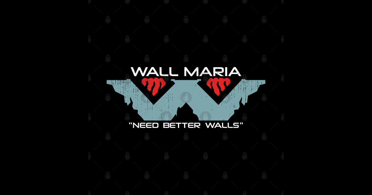 anime wall parody - Anime Wall - Sticker | TeePublic