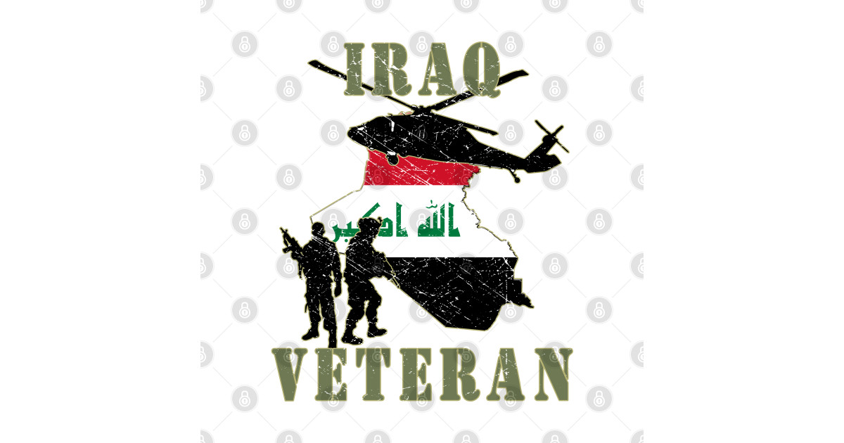Iraqi Freedom Veteran - Iraq Veteran - T-Shirt | TeePublic