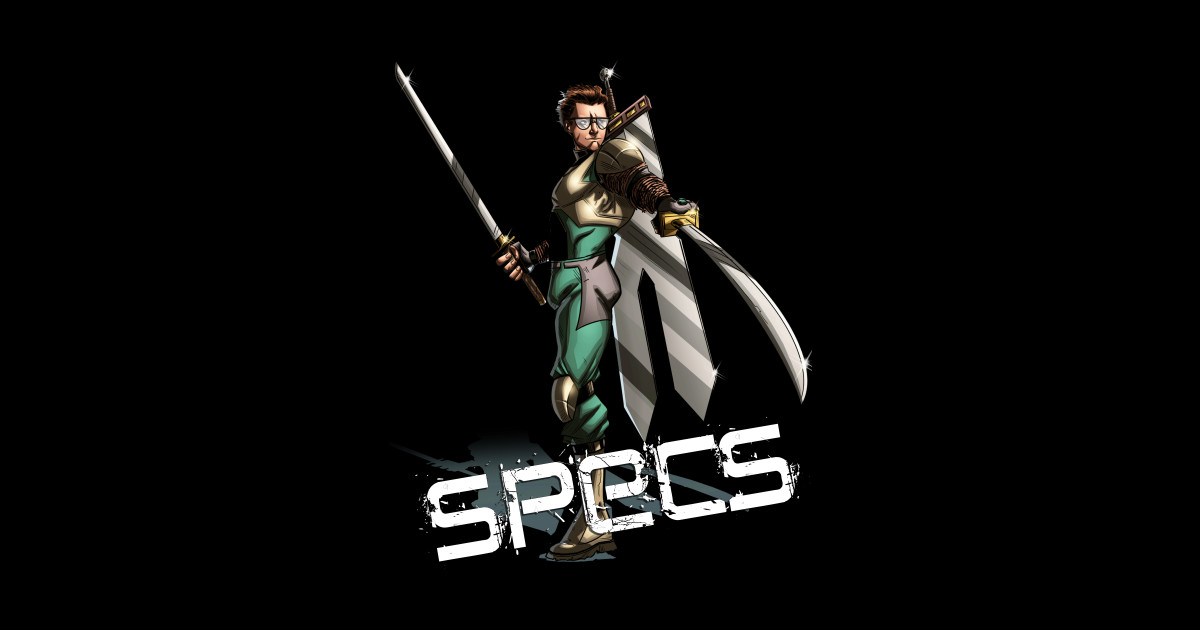 Specs ZXT Character Design - Zombie Hunter - Sticker | TeePublic