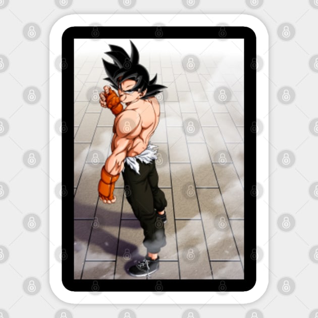 Modern True UI Goku Dragon Fist Blue (Double Sided) - Dragon Ball ...