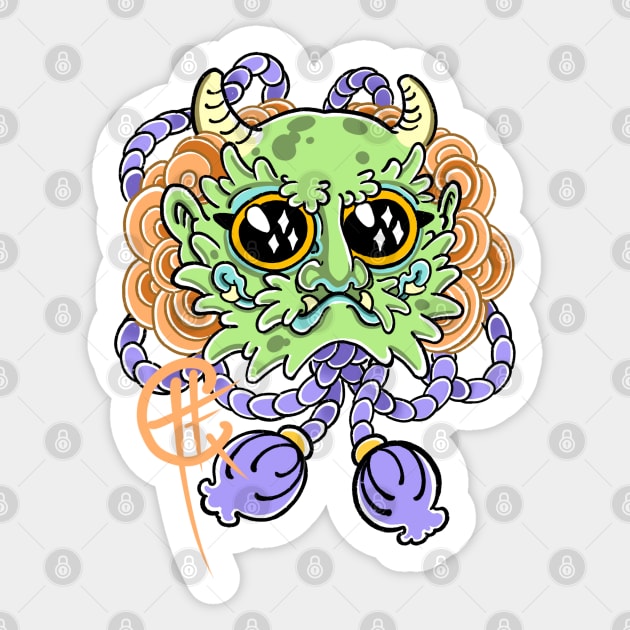 Cutie Pie Oni - Oni - Sticker | TeePublic