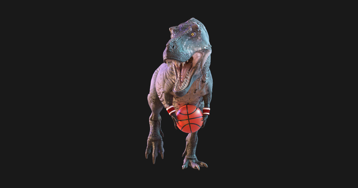 T-Rex Slam Dunk - Basketball - T-Shirt | TeePublic