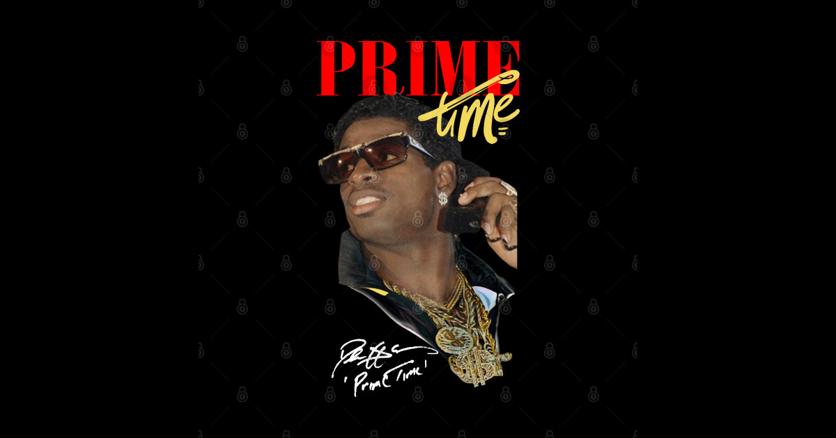 Deion Sanders // Prime Time - Deion Sanders - Sticker | TeePublic