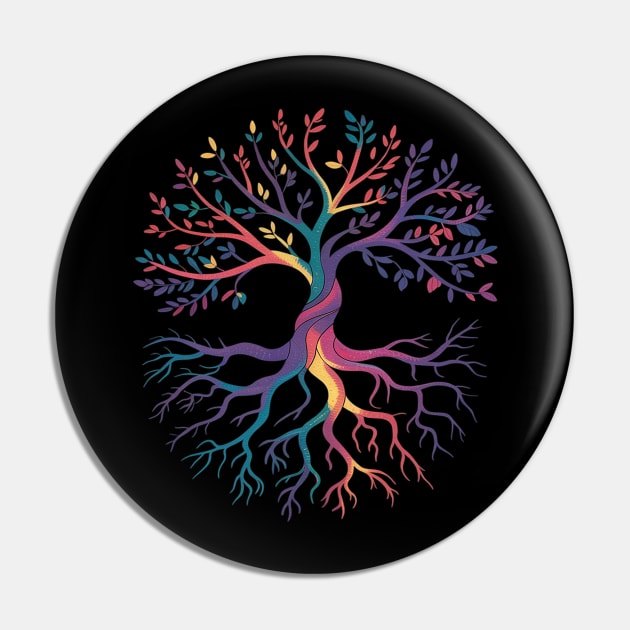 Tree Life Rainbow LGBT Cool Gay Pride Flag Ally - Tree Life Rainbow ...