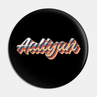 Aaliyah Name Cool 70s Retro Font Surf Merch for Sale | TeePublic