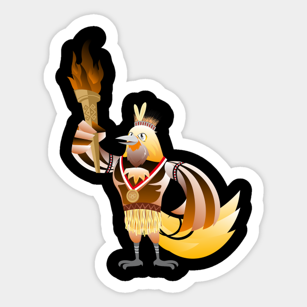Maskot PON PAPUA 2021 - Pon Papua 2021 - Sticker | TeePublic