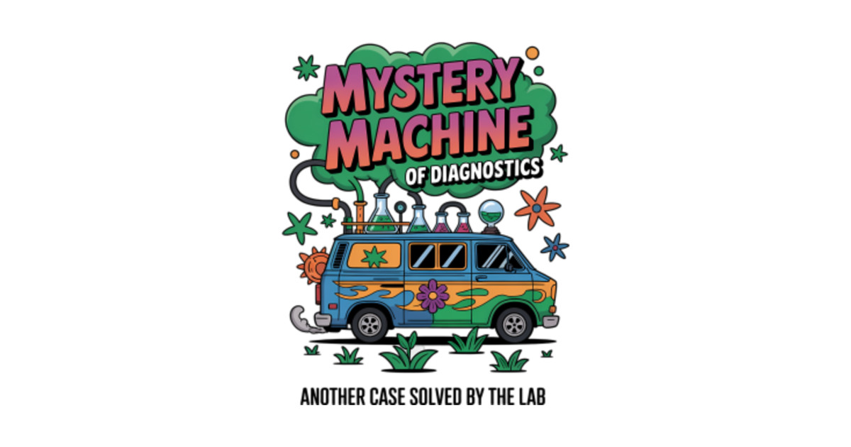 Lab Week 2025 Mystery Machine phlebotomist - Laboratory - T-Shirt ...