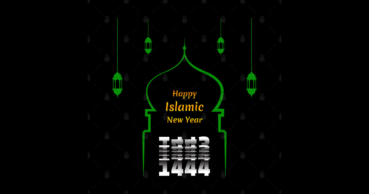 Elegant Happy Islamic New Hijri Year 1444 - Happy Islamic New Hijri ...