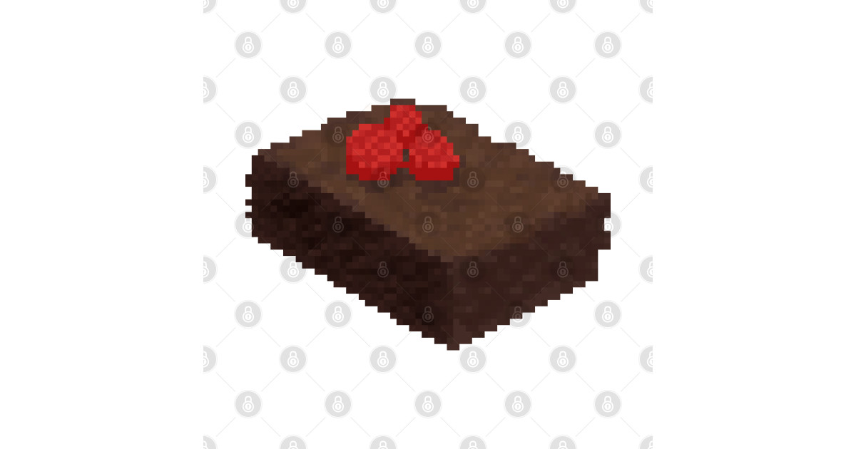 Brownie pixel art - Brownie - T-Shirt | TeePublic