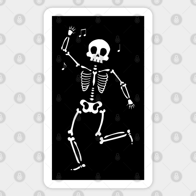 Dancing Skeleton - Dancing Skeleton - Sticker | TeePublic