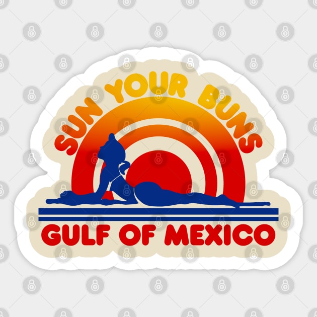 Vintage Style Sun Your Buns On The Gulf Of Mexico - Gulf Of Mexico ...