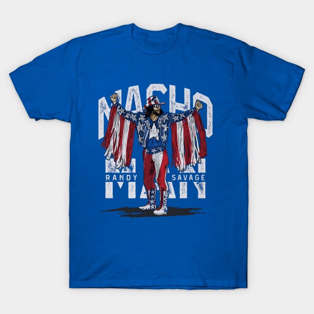 Macho Man Stars And Stripes - Macho Man - T-Shirt | TeePublic