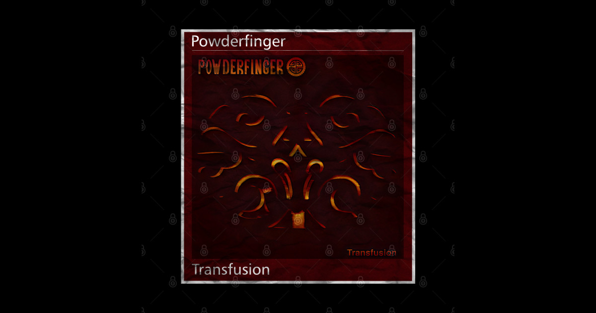 Album Cover Powderfinger // Transfusion - Powderfinger - Sticker ...