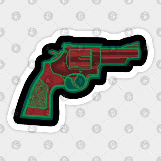 .44 Magnum Revolver - Revolver - Sticker | TeePublic