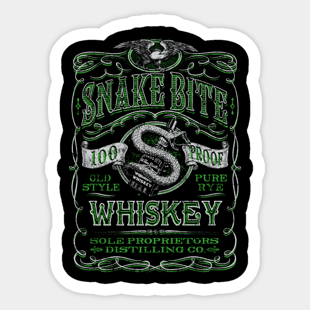 Snake Bite - Snake - Sticker | TeePublic