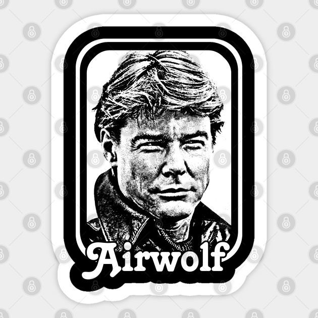 Airwolf // 80s Retro TV Fan Design - Airwolf - Sticker | TeePublic