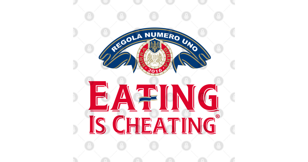 Eating is Cheating - Beer - T-Shirt | TeePublic