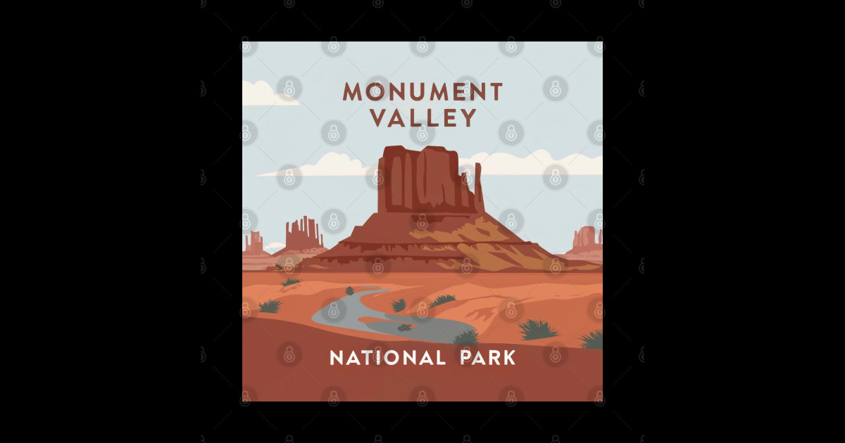 Monument Valley National Park Travel Sticker - Monument Valley ...