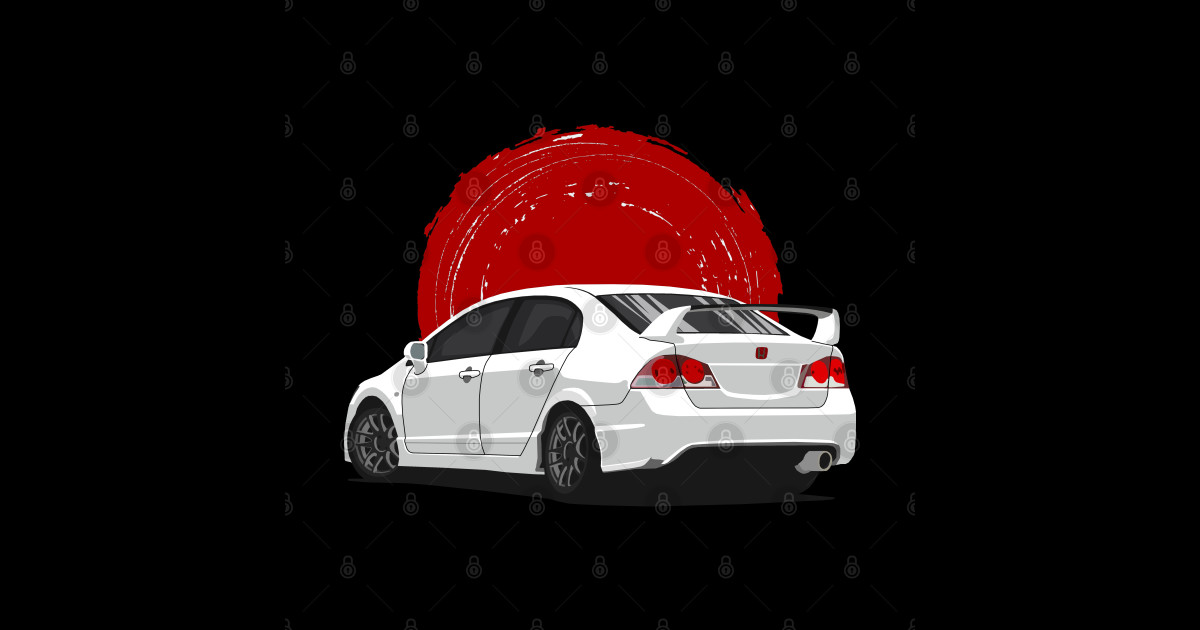 Honda Civic FD - Honda Civic Fd - Sticker | TeePublic