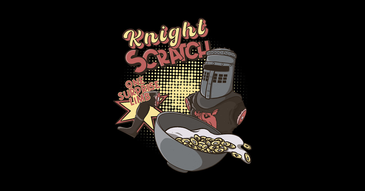 Knight Scratch Cereal - Cereal - Sticker | TeePublic