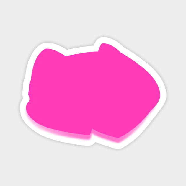 Strawberry flavored cat souffle cake - Cake - Magnet | TeePublic