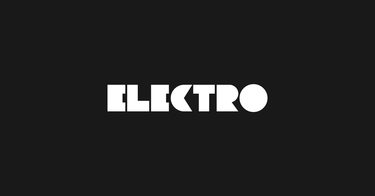 ELECTRO LOGO - Electro - T-Shirt | TeePublic