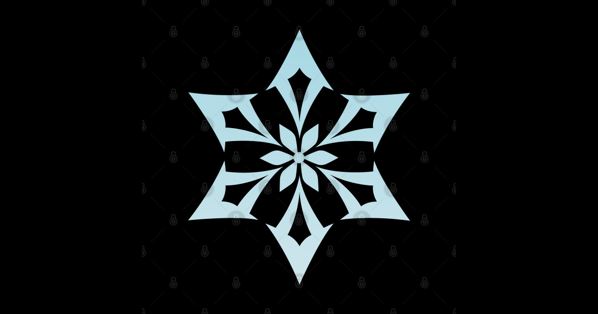 Cryo Element | Gensin Impact - Cryo Element - Sticker | TeePublic