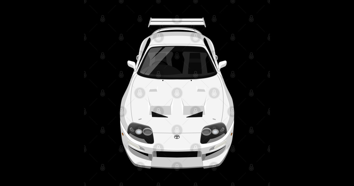 Supra GT MK3 3rd gen 1JZ Body Kit - White - White Supra Body Kit ...