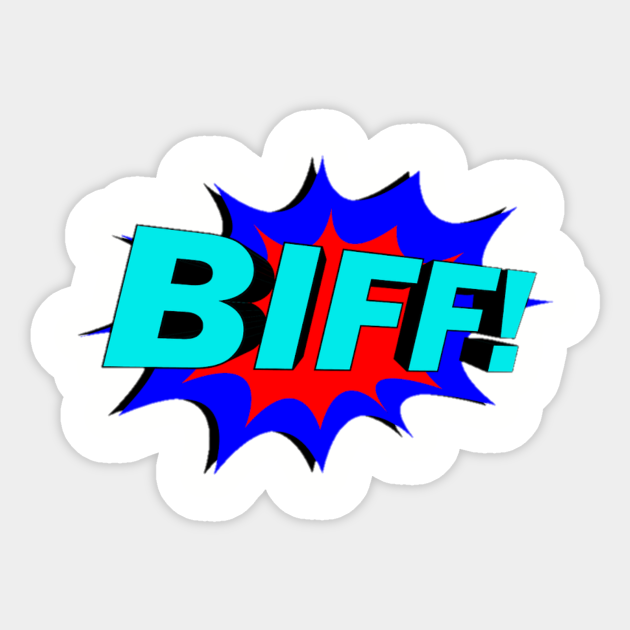 BIFF comic book - Comic Books - Sticker | TeePublic