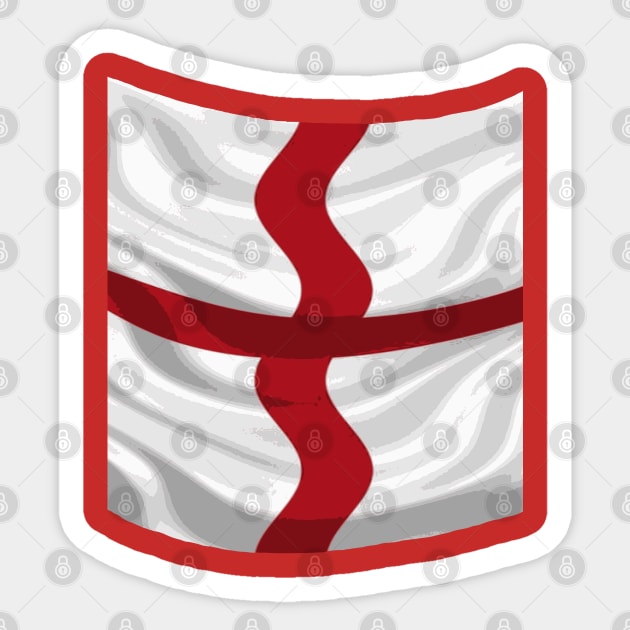 Flag Of England St George Cross - English And Proud - Sticker | TeePublic