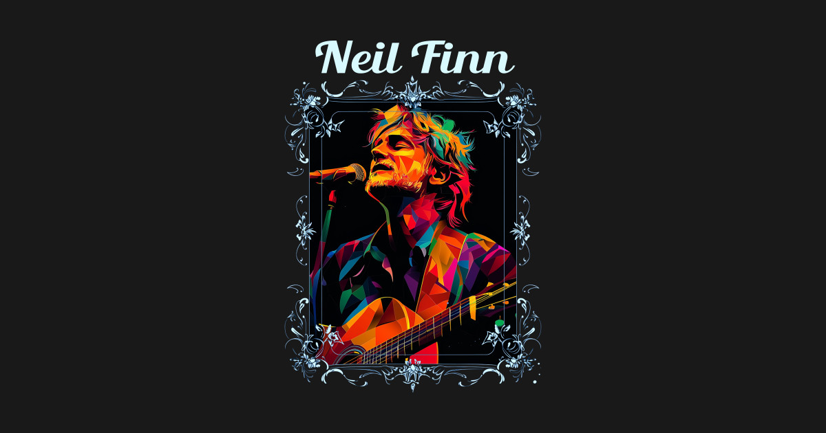 NEIL FINN MUSICIAN FAN ART - Neil Finn Musician Fan Art - T-Shirt ...