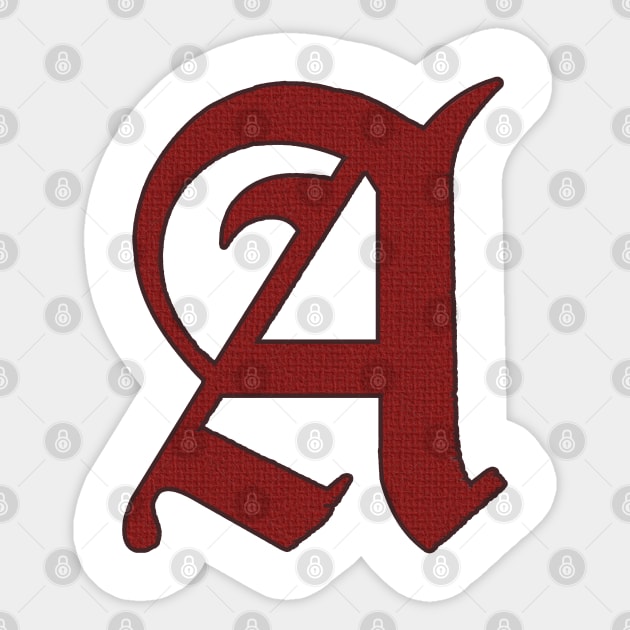 Scarlet Letter - Scarlet - Sticker | TeePublic