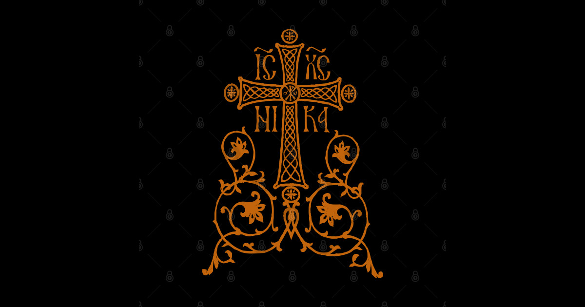Orthodox Cross Design - Orthodox - Sticker | TeePublic