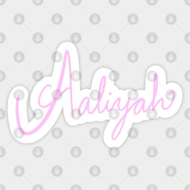 Aaliyah - Aaliyah - Sticker | TeePublic