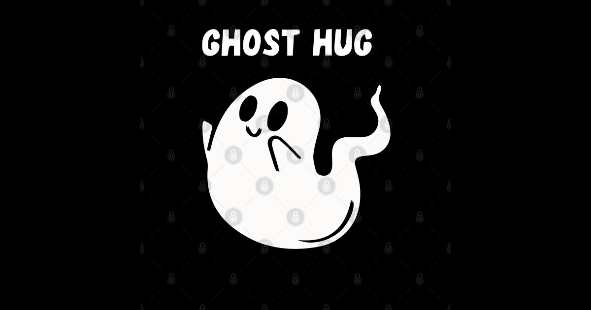 ghost hug - Ghost Hug - Sticker | TeePublic