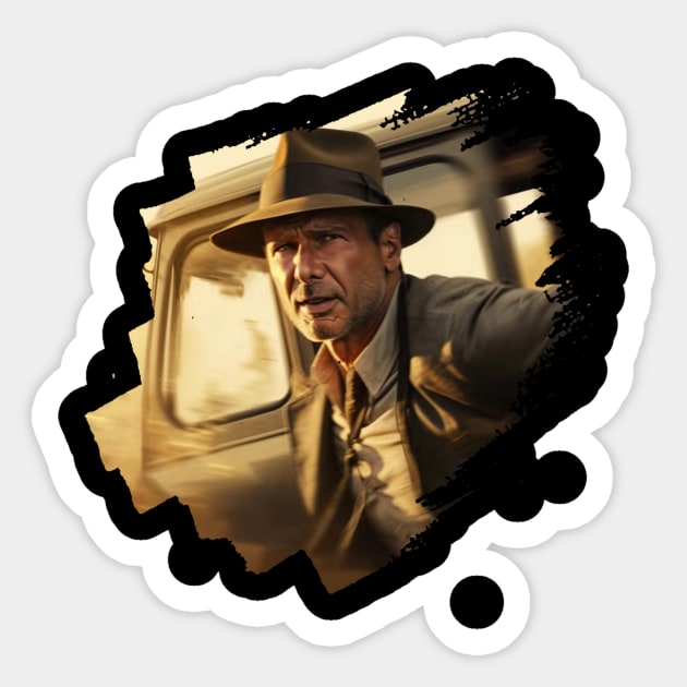 Indiana Jones and the Dial of Destiny - Indiana Jones - Sticker | TeePublic