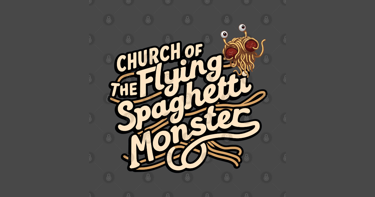 Church of the Flying Spaghetti Monster - Fsm - T-Shirt | TeePublic