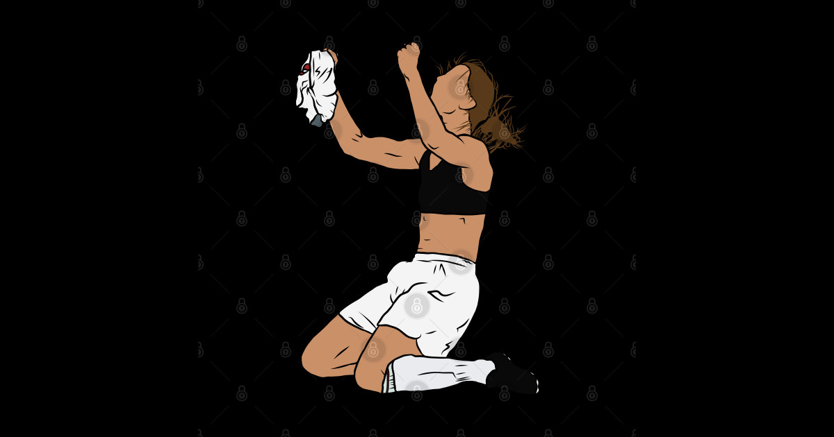 Brandi Chastain Iconic Celebration - Brandi Chastain - Sticker | TeePublic
