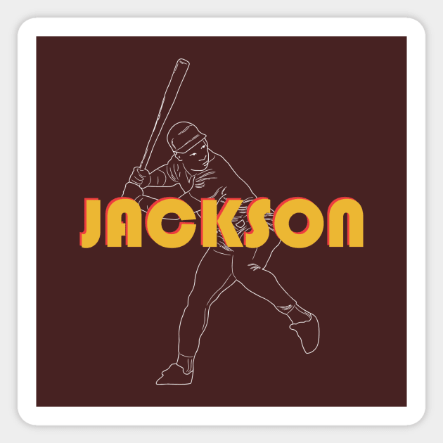 jackson baseball - Baseball Player - Sticker | TeePublic