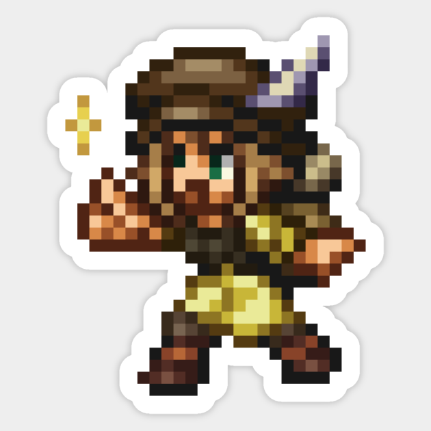 Tressa Sprite - Octopath Traveler - Sticker | TeePublic