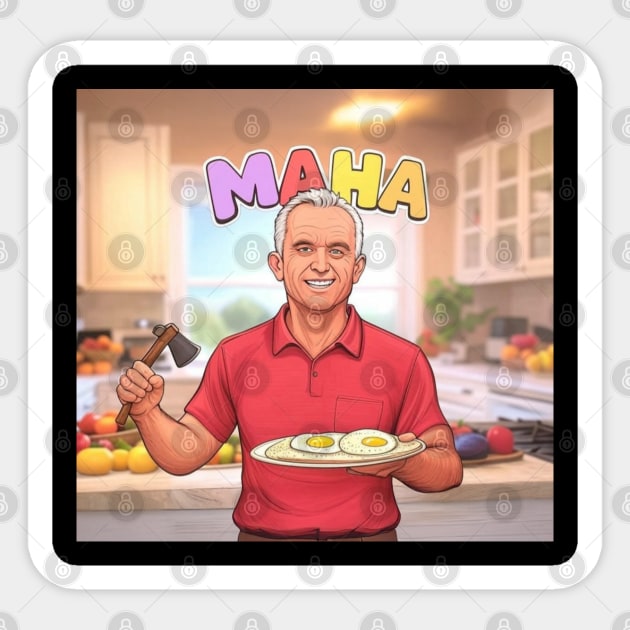 MAHA Robert Kennedy Jr - Robert Kennedy - Sticker | TeePublic