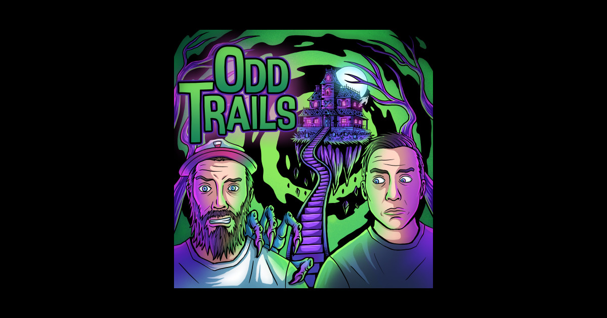 Odd Trails cover art - Oddtrails - Sticker | TeePublic