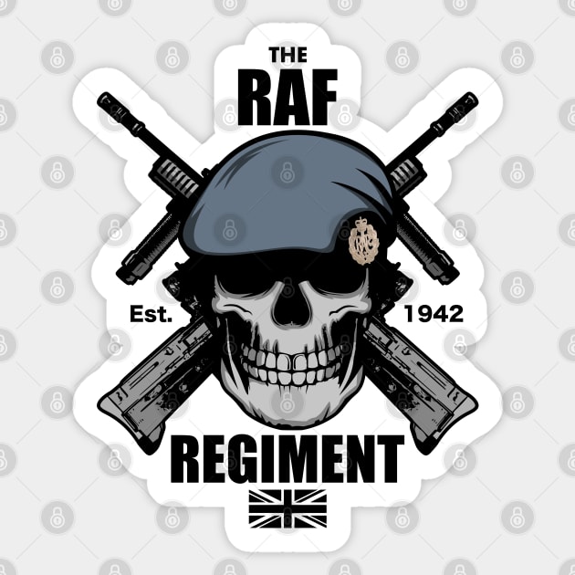 RAF Regiment - Raf Rock Apes - Sticker | TeePublic