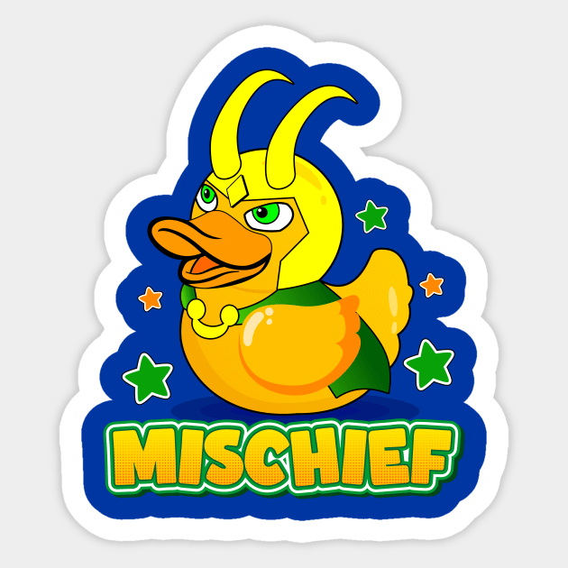 Loki Rubber Duck - Loki Rubber Duck - Sticker | TeePublic