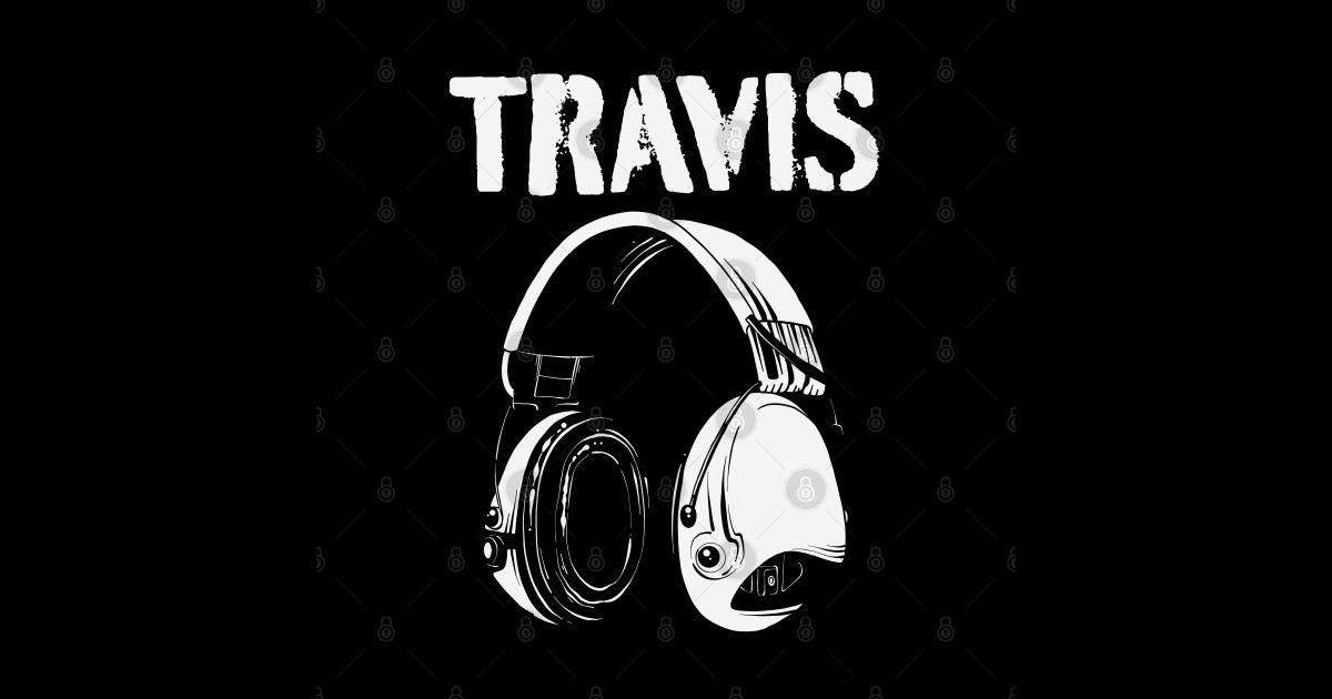 Travis / Classic Headphone - Travis - Sticker | TeePublic