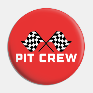 Mama Pit Crew Car Racing Checkered Flag Pins and Buttons for Sale ...
