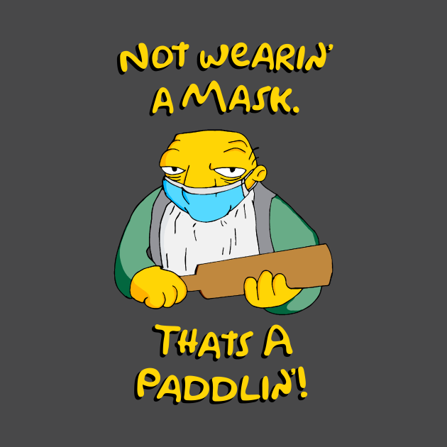 That's a Paddlin' - Simpsons - T-Shirt | TeePublic