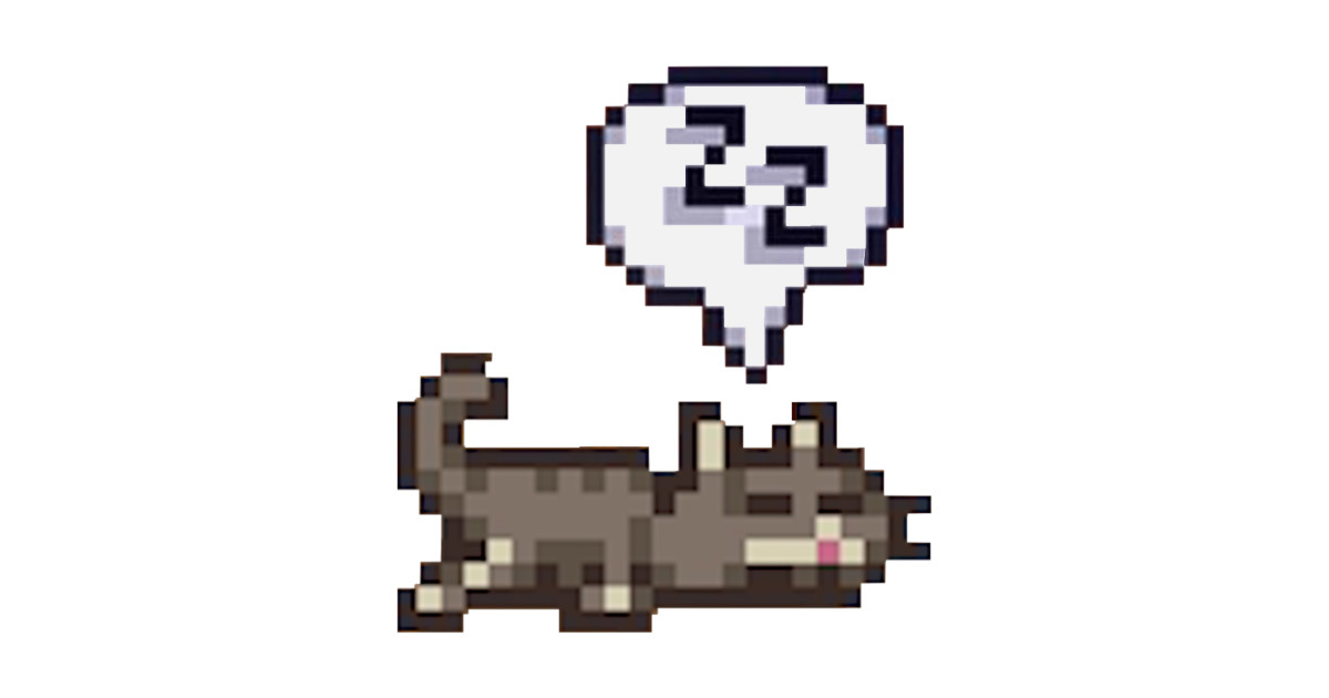 Stardew Valley Sleeping Cat Sploot - Sdv - T-Shirt | TeePublic